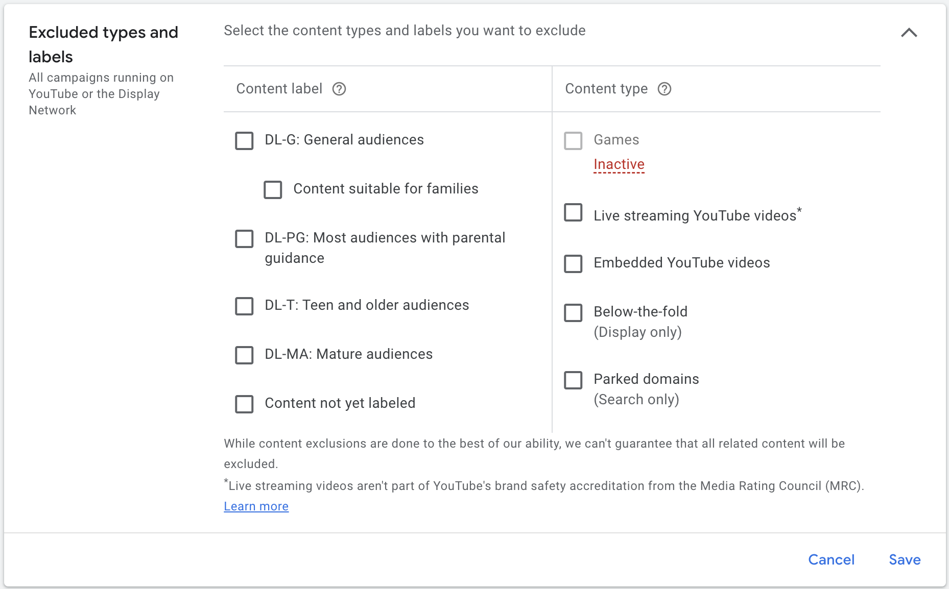 Know Where Ads Appear: YouTube Inventory Types