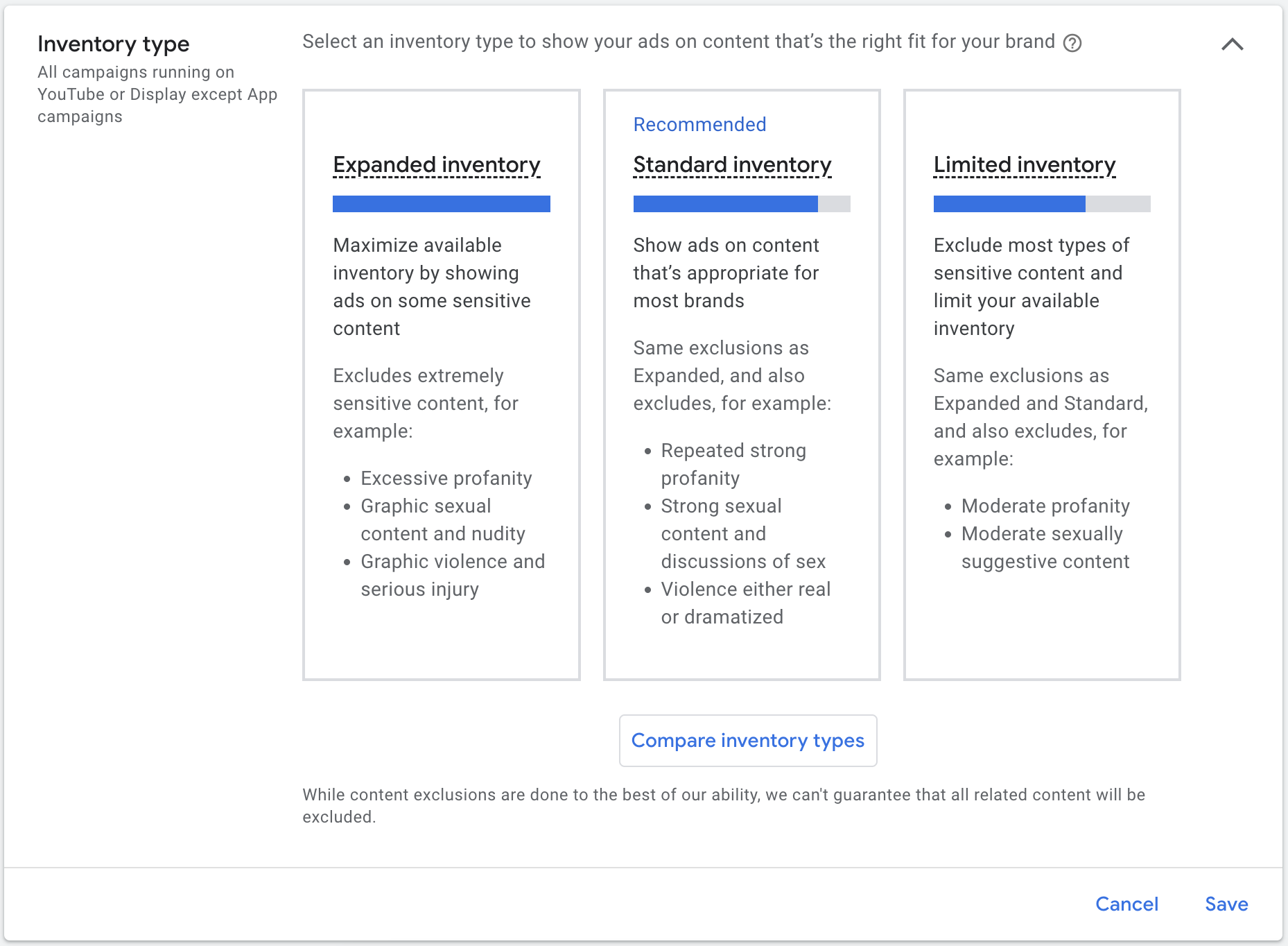 Know Where Ads Appear: YouTube Inventory Types