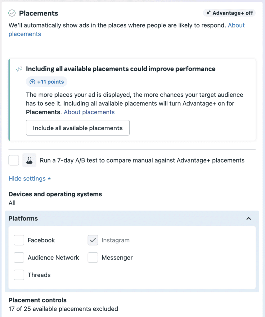 Advantage+ vs Manual: Finding the Right Meta Campaign Setup